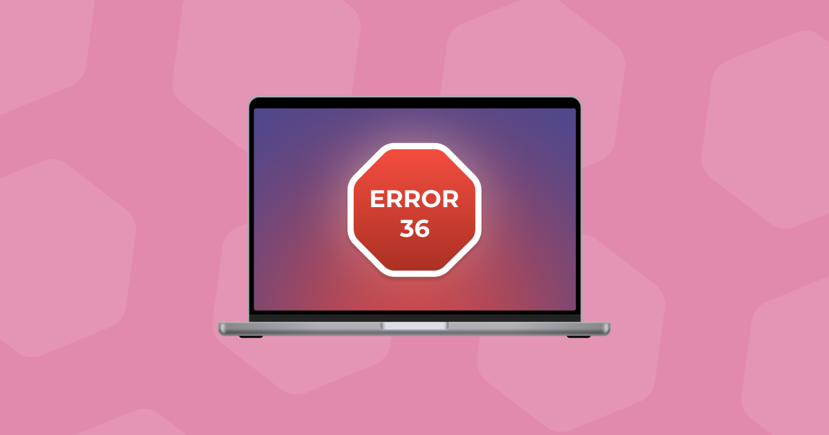 How to fix error code -36 on Mac
